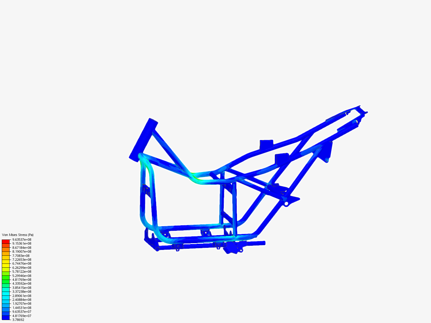 Frame FEA by rojakboy | SimScale