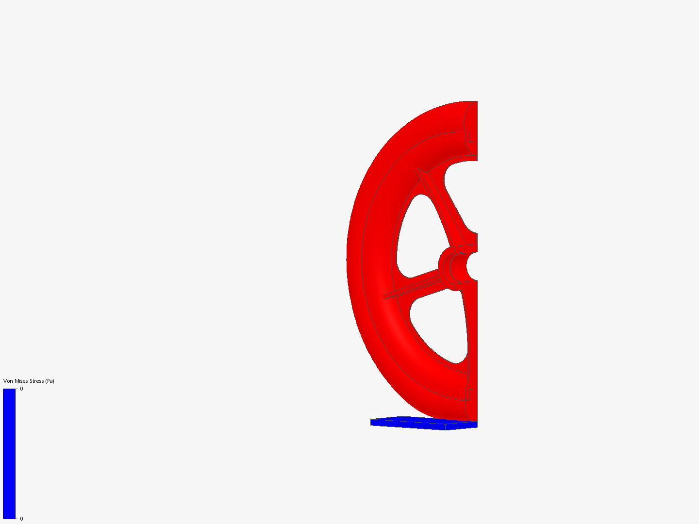 Tutorial: Nonlinear Analysis of a Wheel by roviic | SimScale