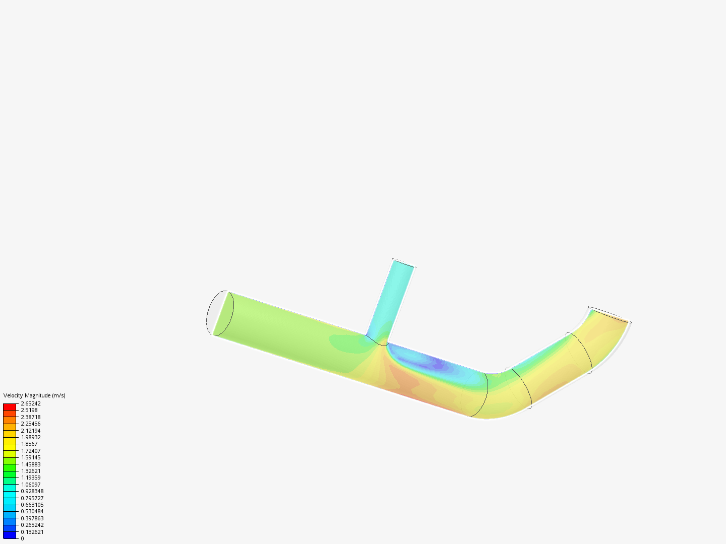 Tutorial 2: Pipe junction flow by rpignatelli | SimScale