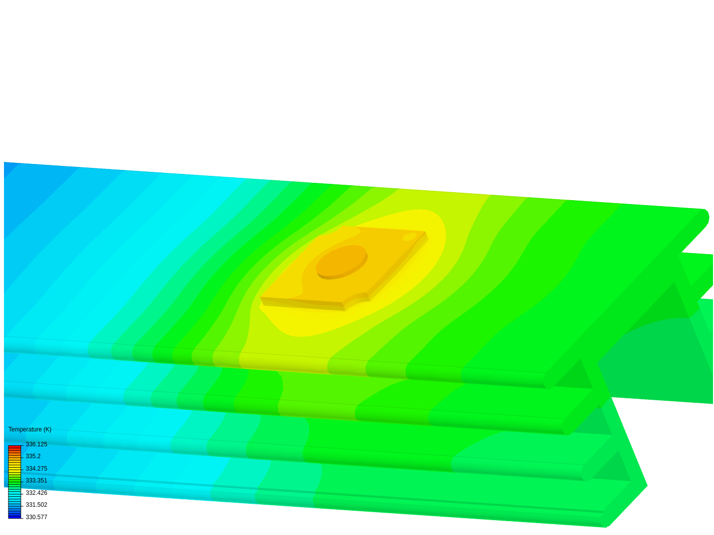 LED Chips CMA1303 by rreinhardt | SimScale