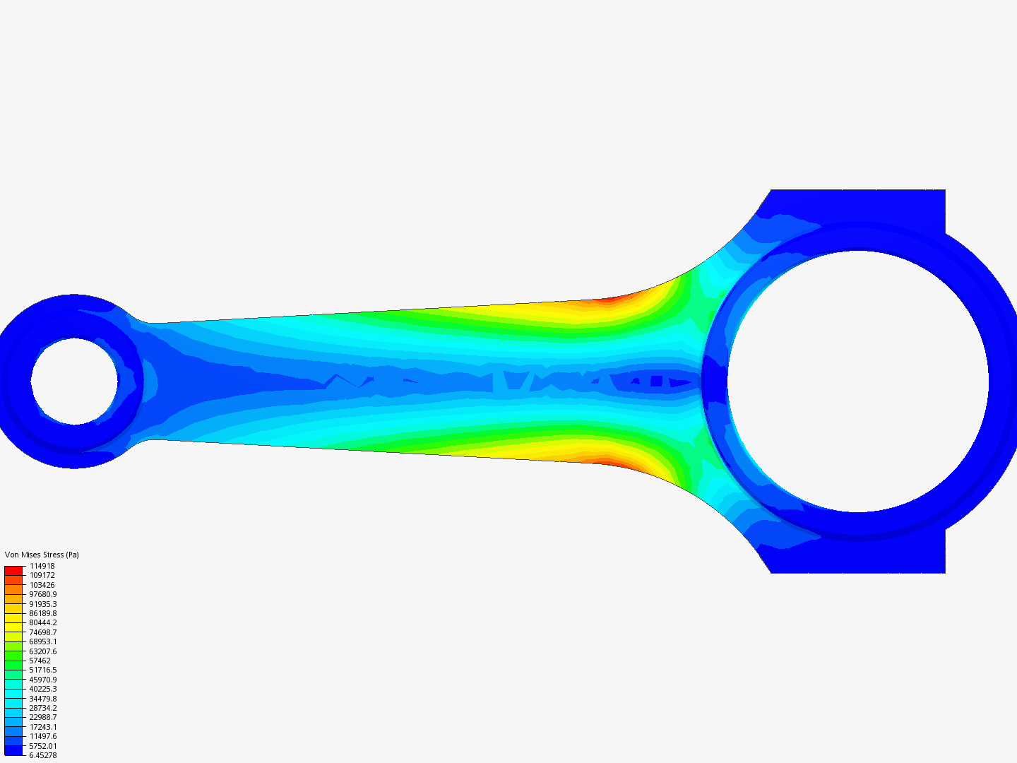 Tutorial 1: Connecting rod stress analysis by rroche | SimScale