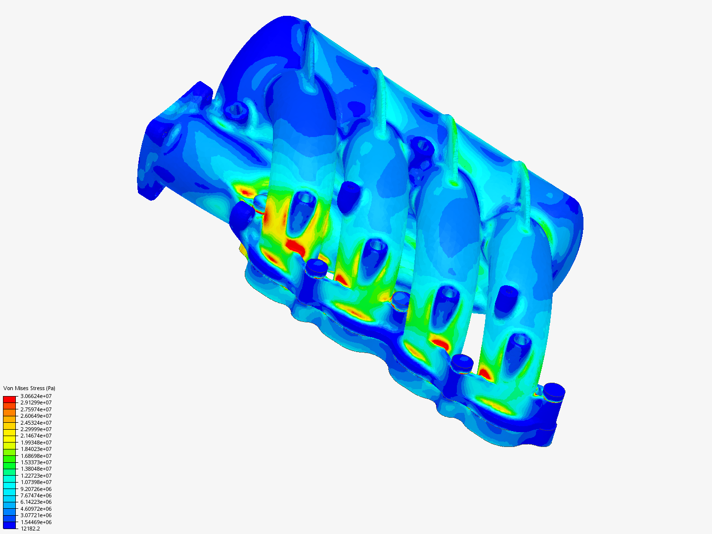 Manifold FEA by rszoeke | SimScale