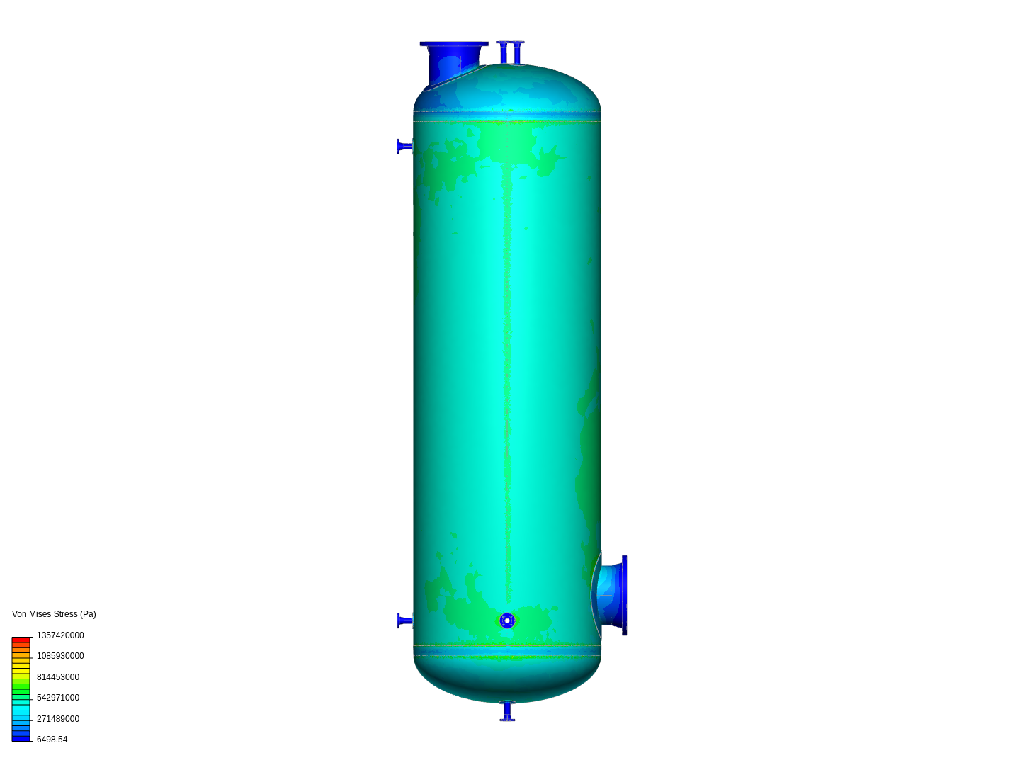 Pressure Vessel Analysis by rszoeke | SimScale