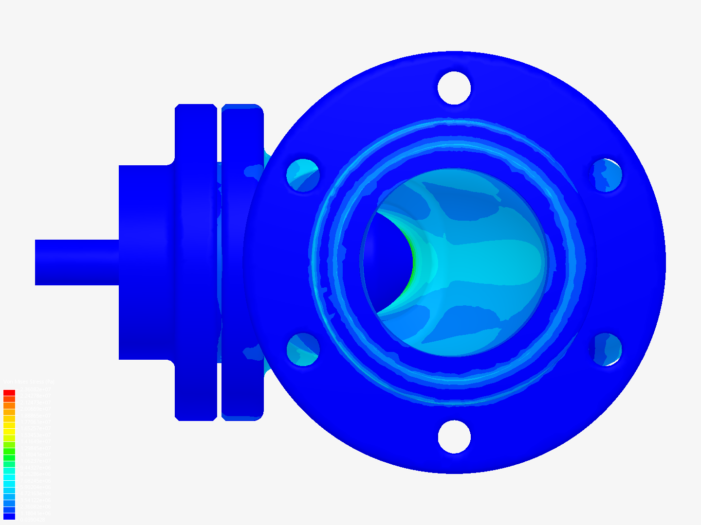 Valve FEA by rszoeke | SimScale