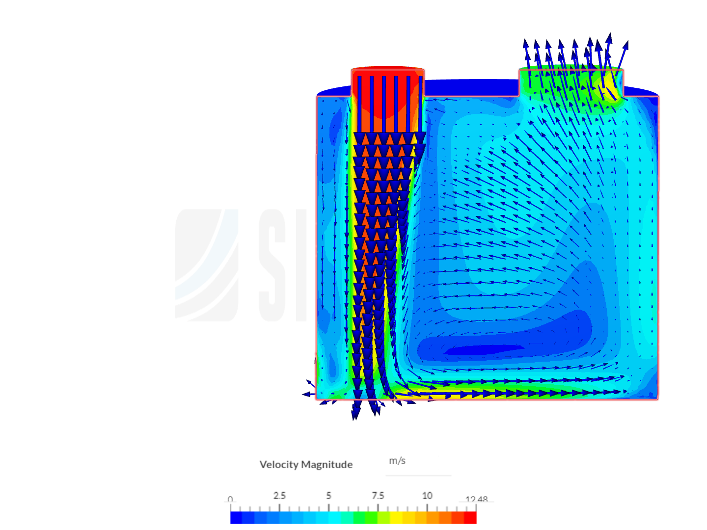 Filter Canister analysis by rtoftness | SimScale