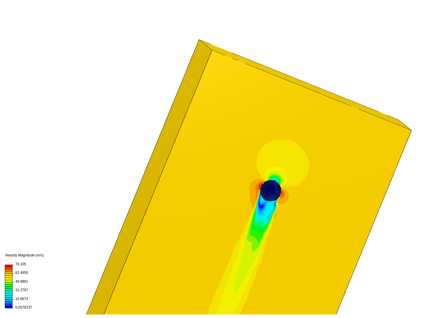 Tutorial: Compressible CFD Simulation on a Golf Ball by s290508 | SimScale