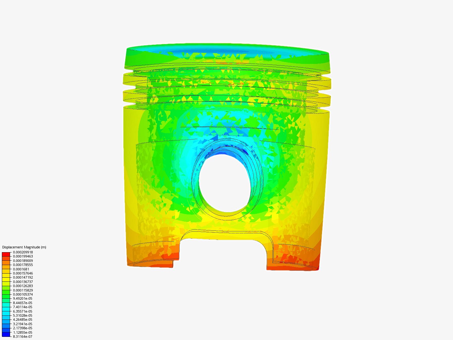 Thermomechanical Analysis of an Engine Piston by sabdullahi | SimScale