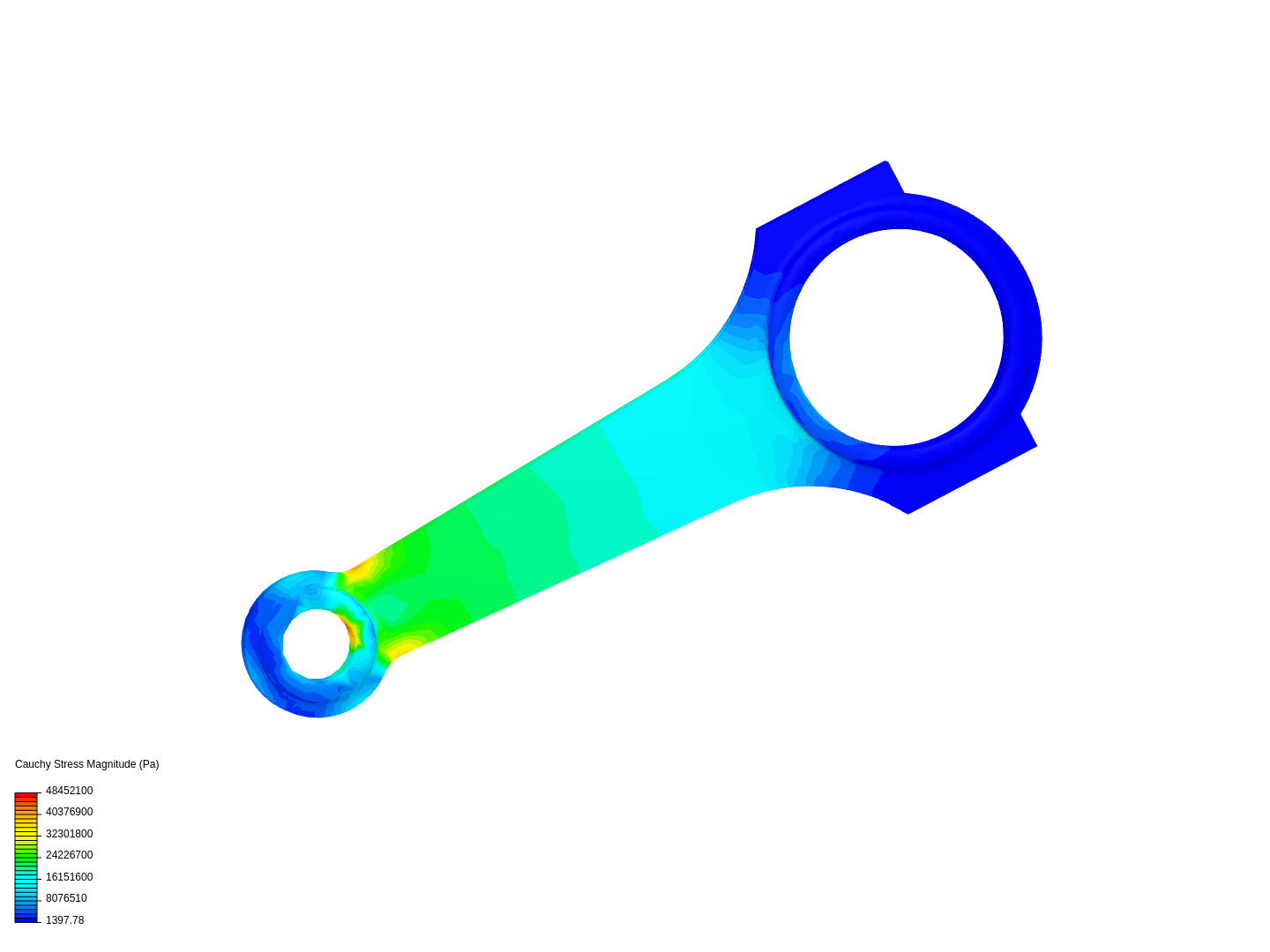 Tutorial 1: Connecting rod stress analysis by sabesinghe | SimScale