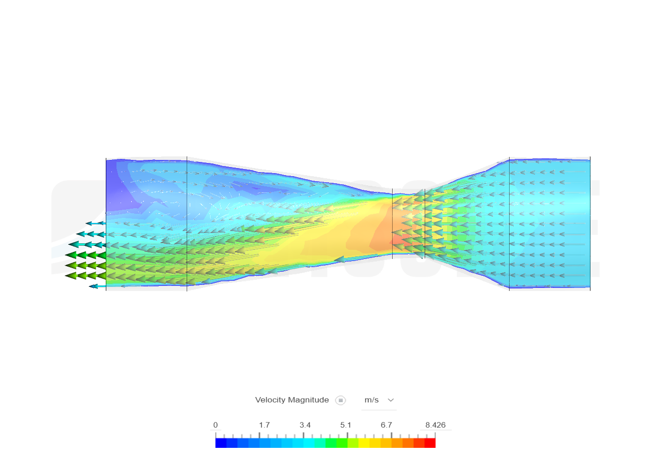 Venturi Meter (MatE 107) - Copy by sagasib | SimScale