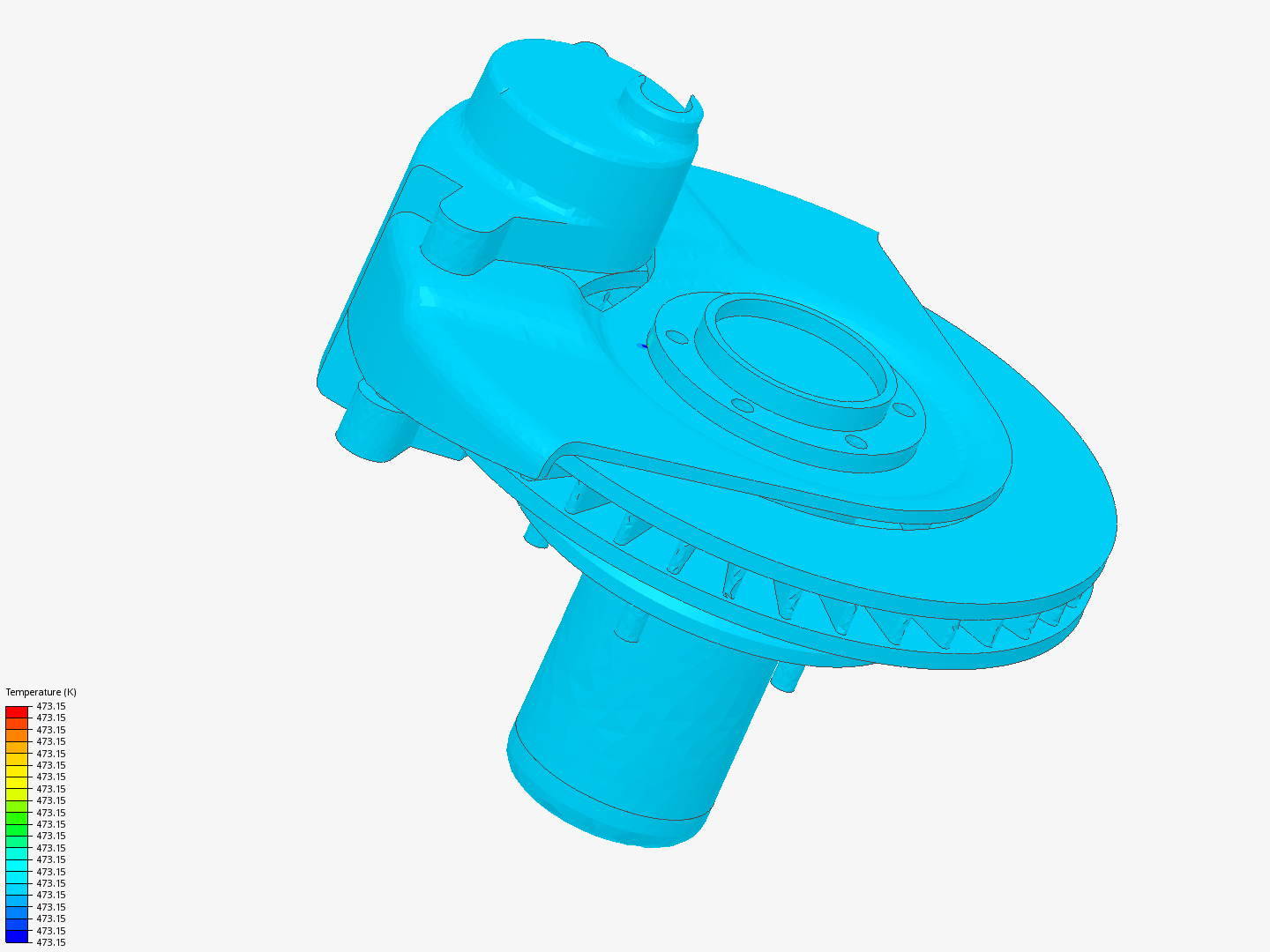 Heat flux and temperature by sahuanshuman | SimScale