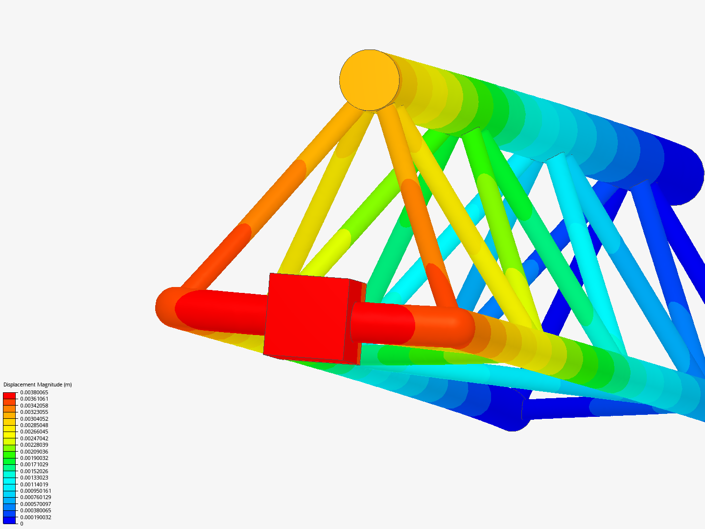 Tutorial - Linear static analysis of a crane by sam89282 | SimScale