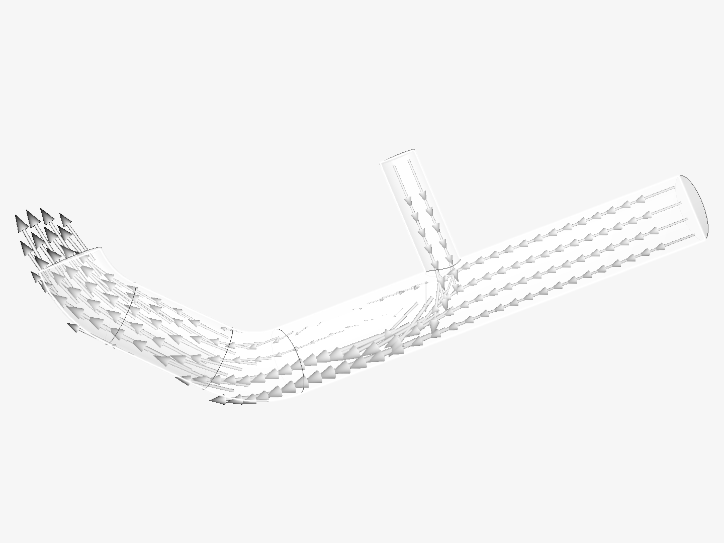Tutorial 2: Pipe junction flow - Copy by sanya_shef | SimScale