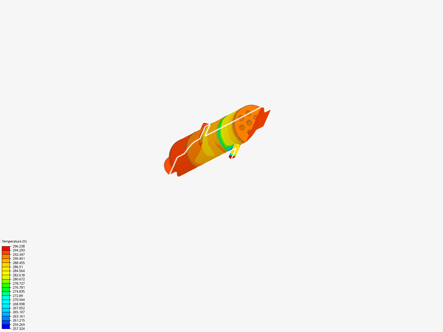 Conjugate shell and tube heat exchanger - Copy by saquibfzs1 | SimScale