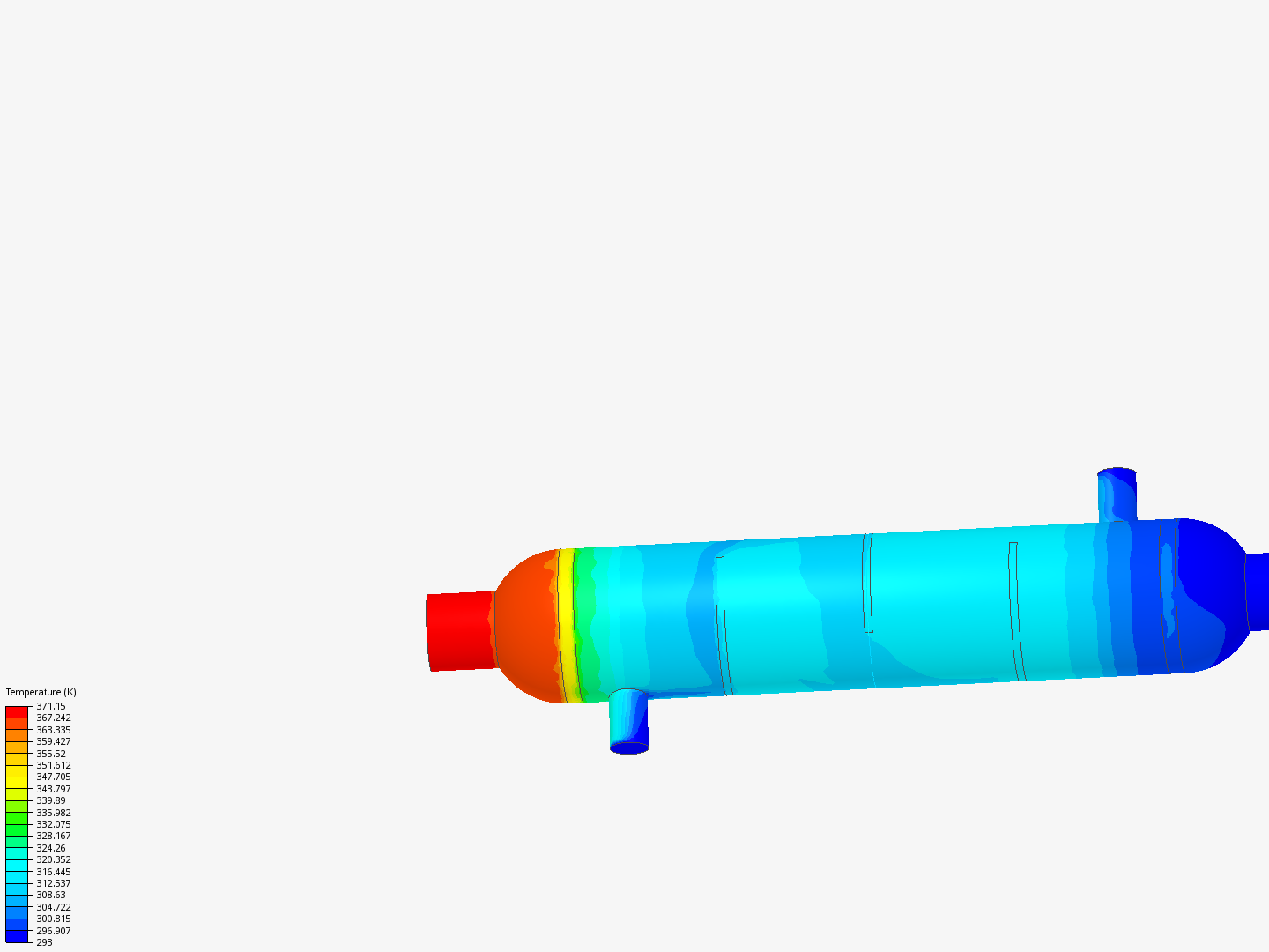 conjugate ht shell and tube heat exchanger by saquibtechedu | SimScale