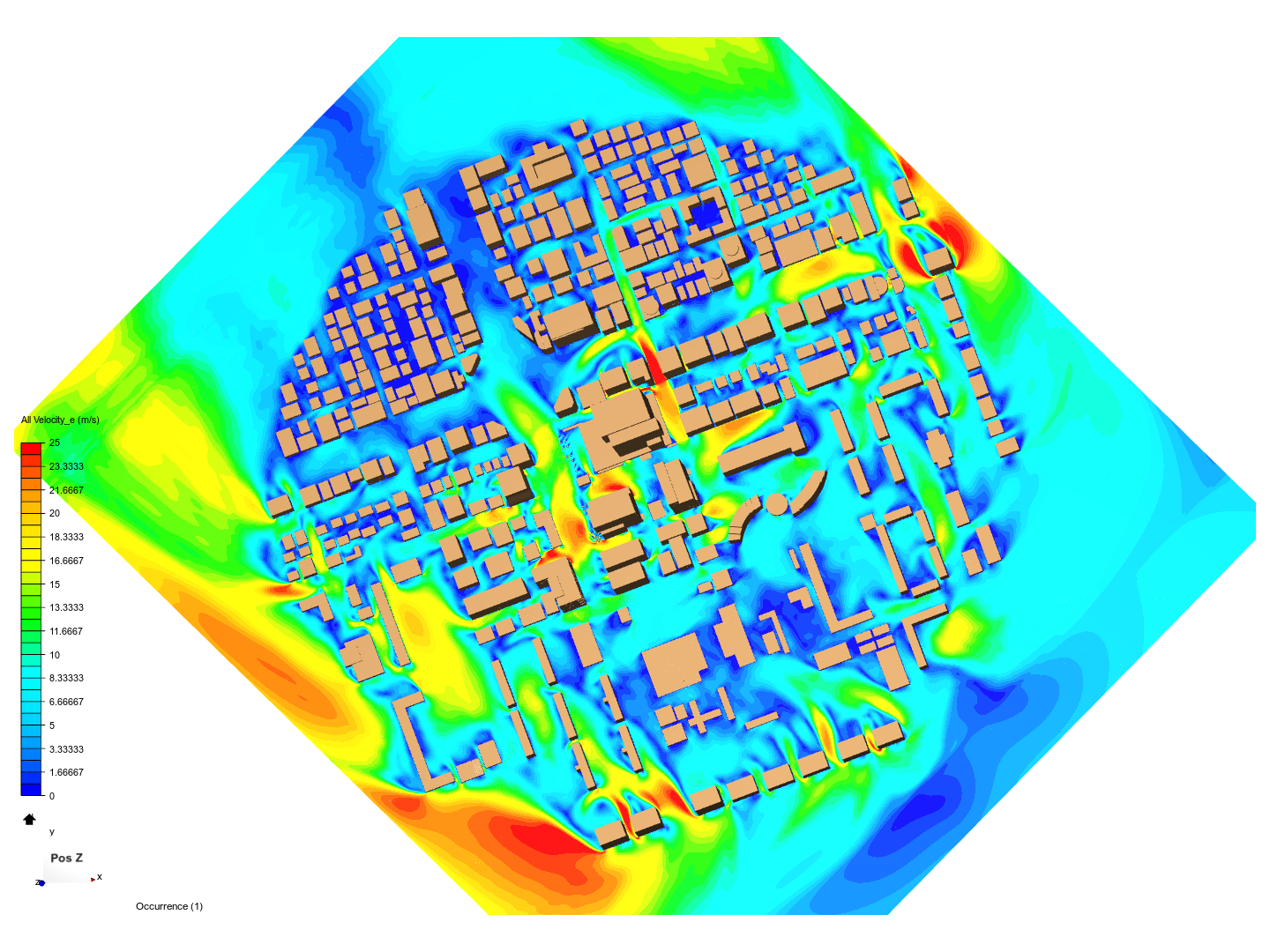 Wind Comfort Analysis-DEMO MB - Copy by scarlettlee33 | SimScale