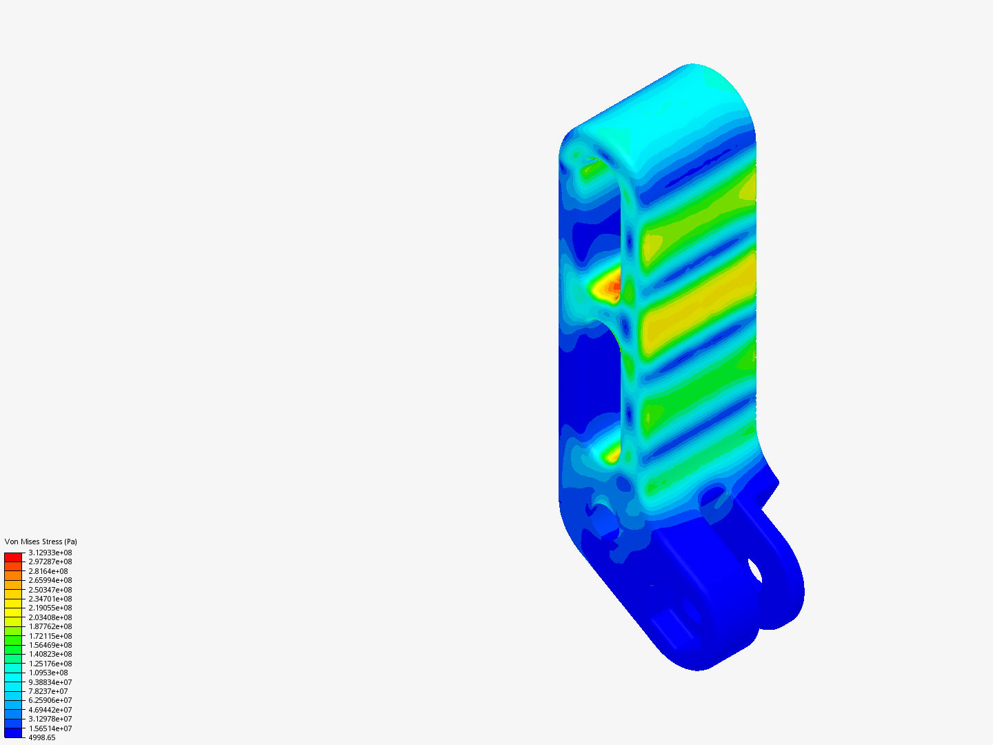 Analisis de Esfuerzos Pinza by scottjones25 | SimScale