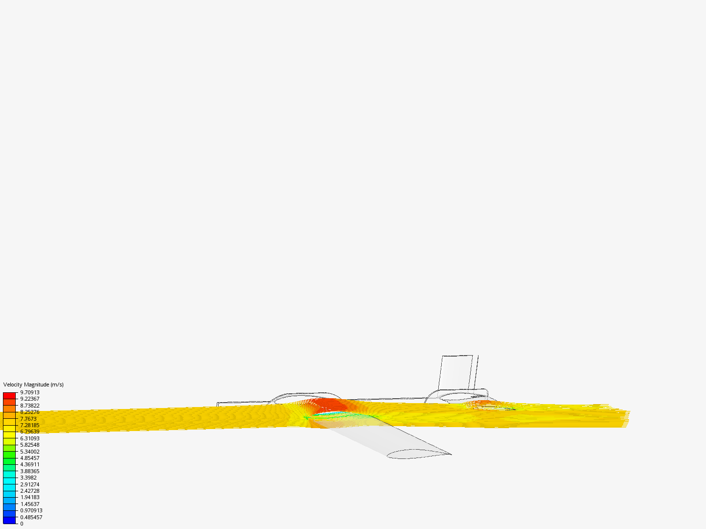 3 ft wing glider by sdds | SimScale