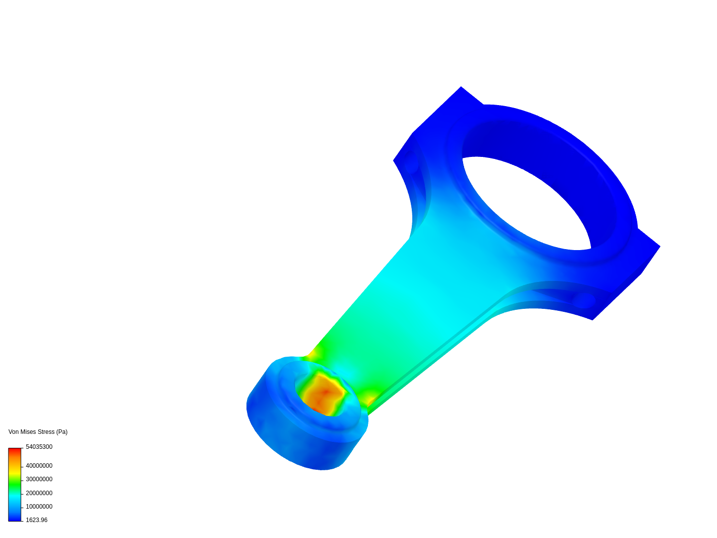 Tutorial 1: Connecting rod stress analysis by sdohr | SimScale