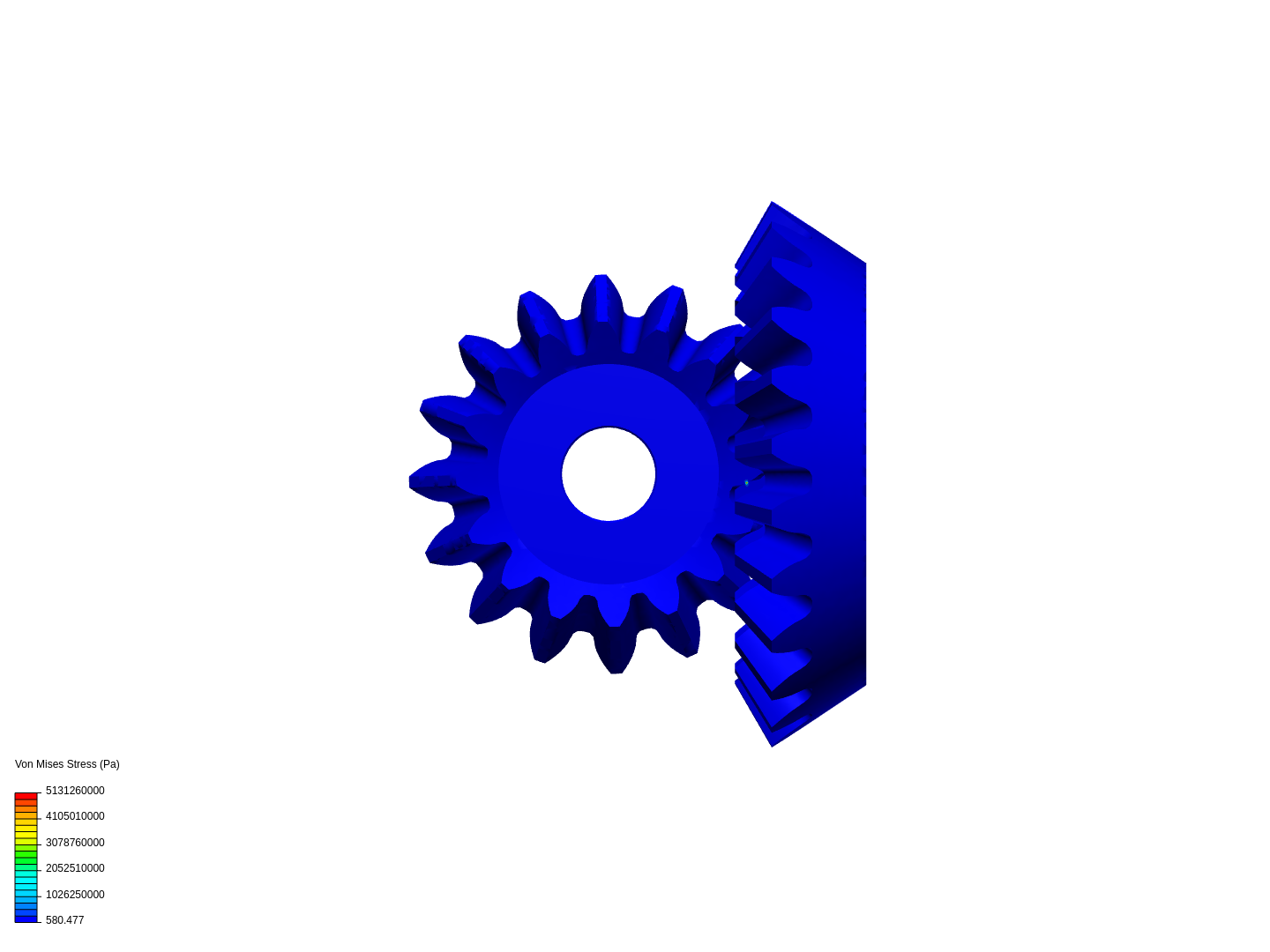 Dynamic Structural Analysis of Gears in Contact - Copy by selourdi | SimScale