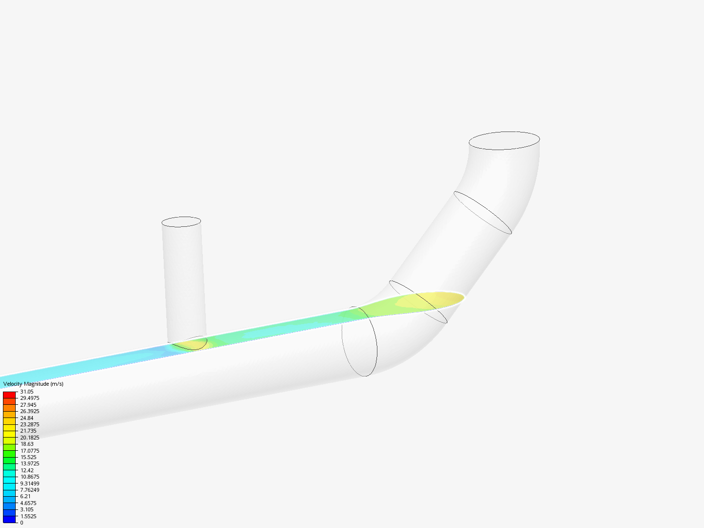Tutorial 2: Pipe junction flow - Copy by sengel987 | SimScale