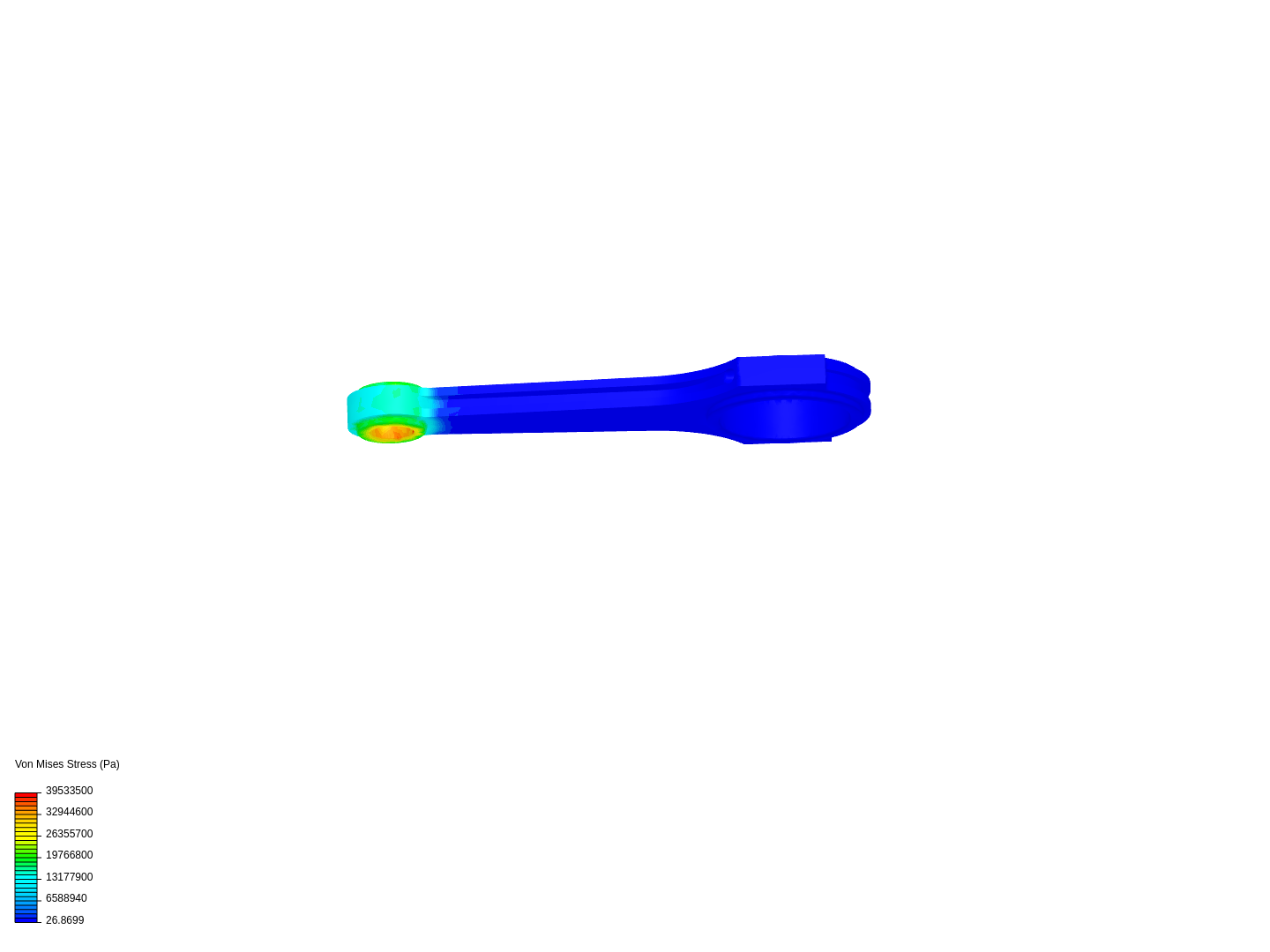 Tutorial 1: Connecting rod stress analysis by sferraro | SimScale