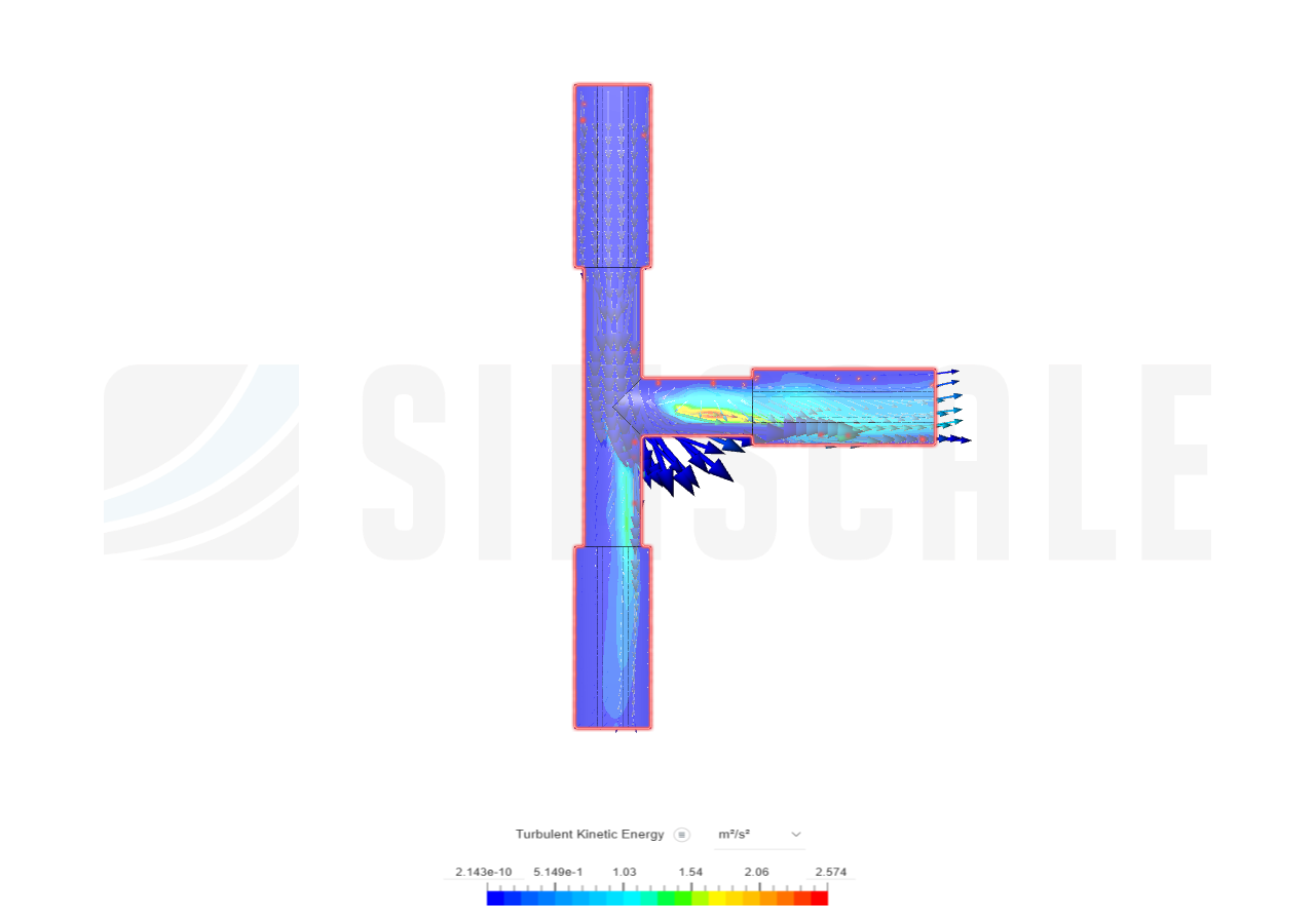 T junction recreation solidworks by shreyajo | SimScale