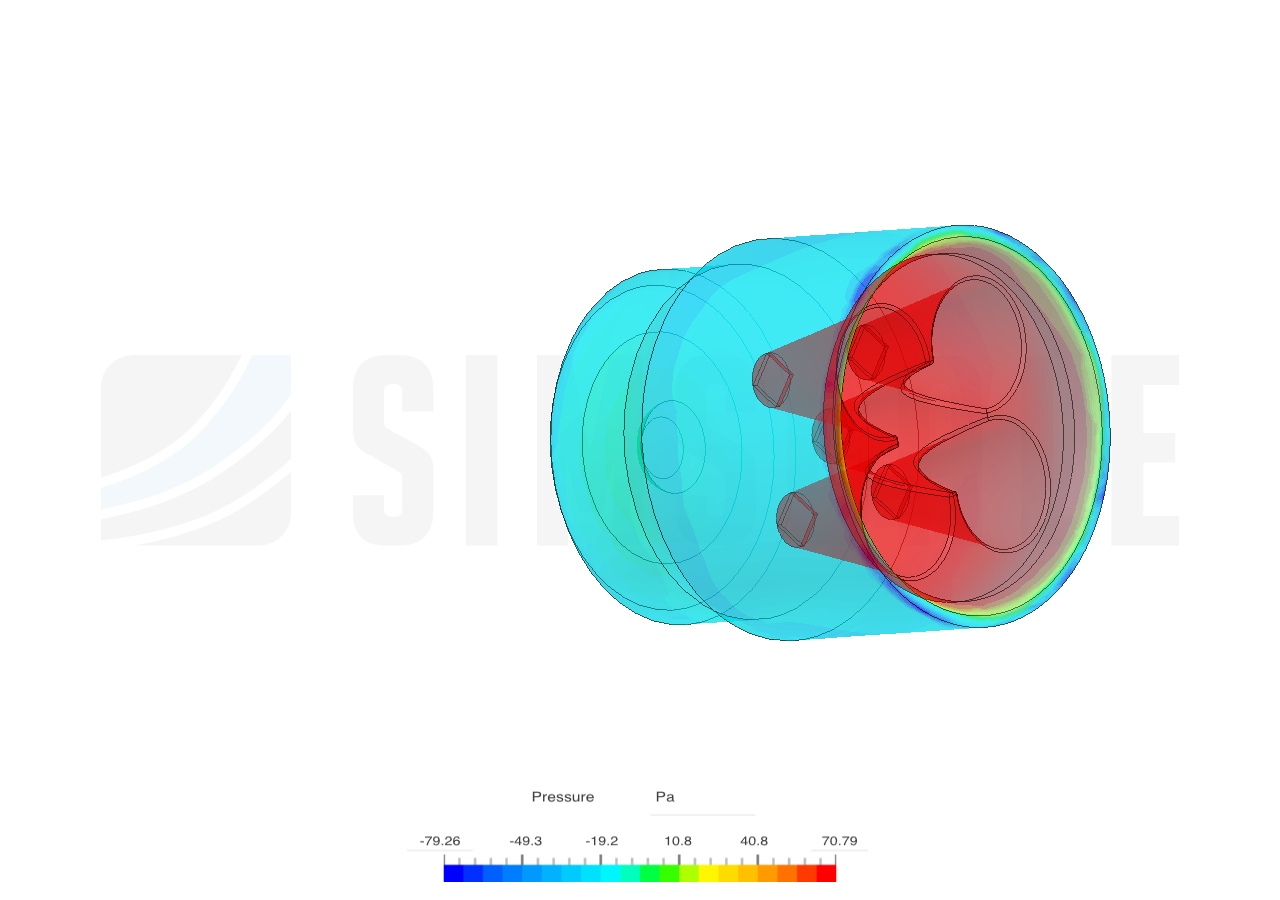 Initial Bike Light Model by shu131 | SimScale