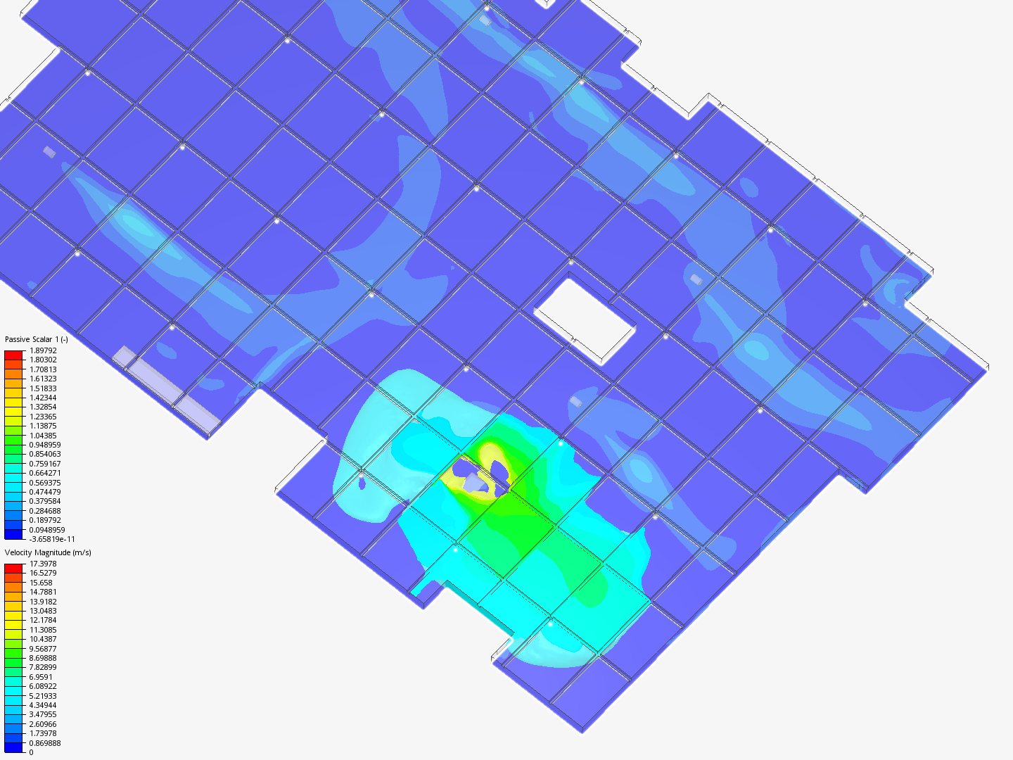 Tutorial: Car Park Contamination by shznhrz | SimScale