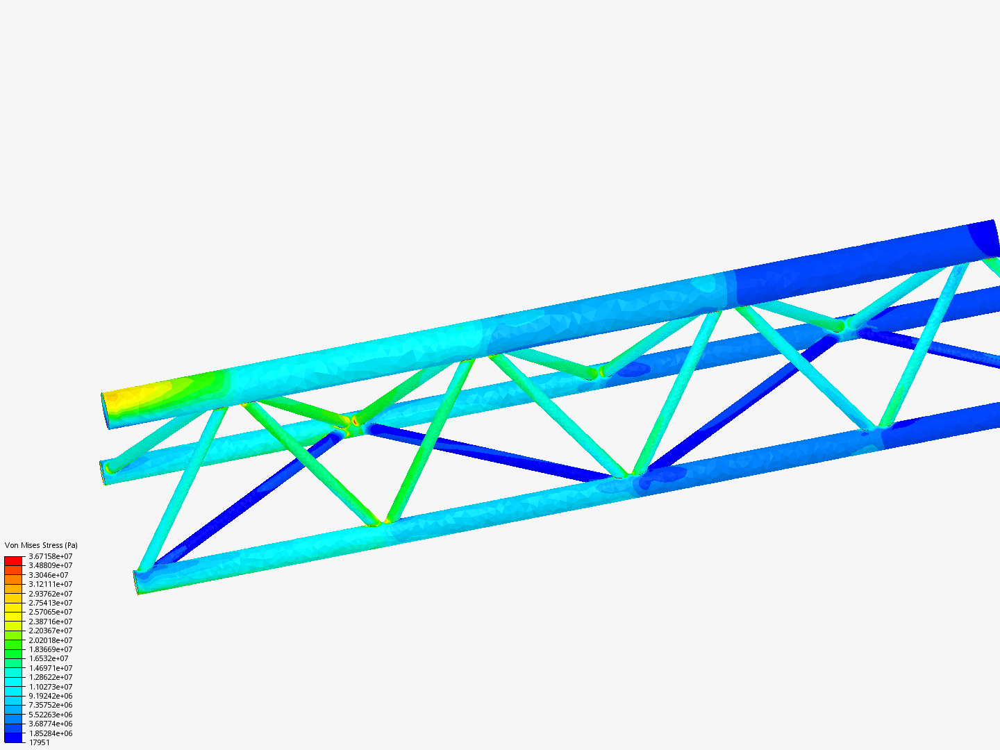 Tutorial - Linear static analysis of a crane by simchris | SimScale