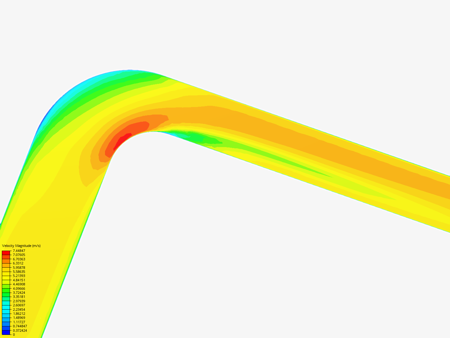 Bend2 - No vanes by simstuff | SimScale