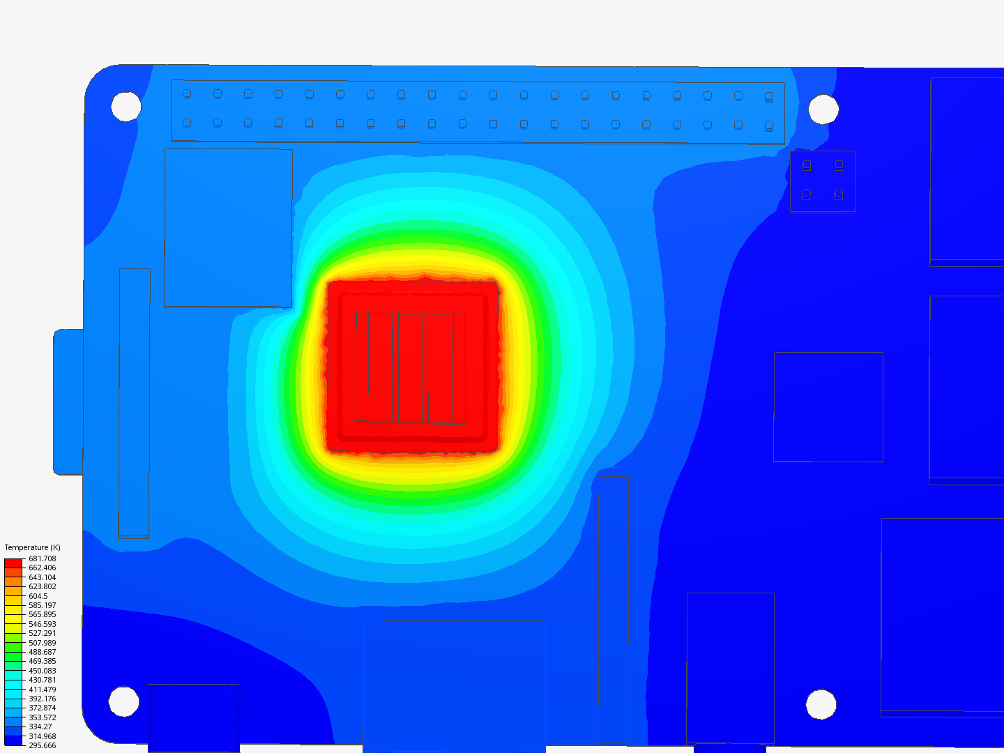 Raspberry thermal with heatsinkkk by skybogames | SimScale