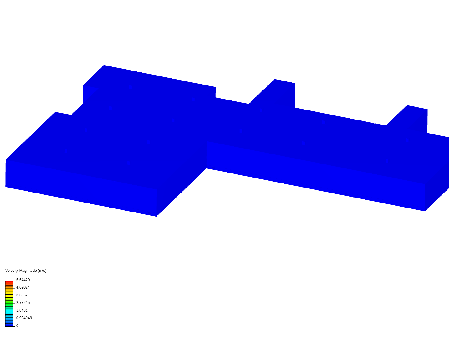 NSDC final ducting 6.1 Full cfm 0 pressure by smhaskar | SimScale