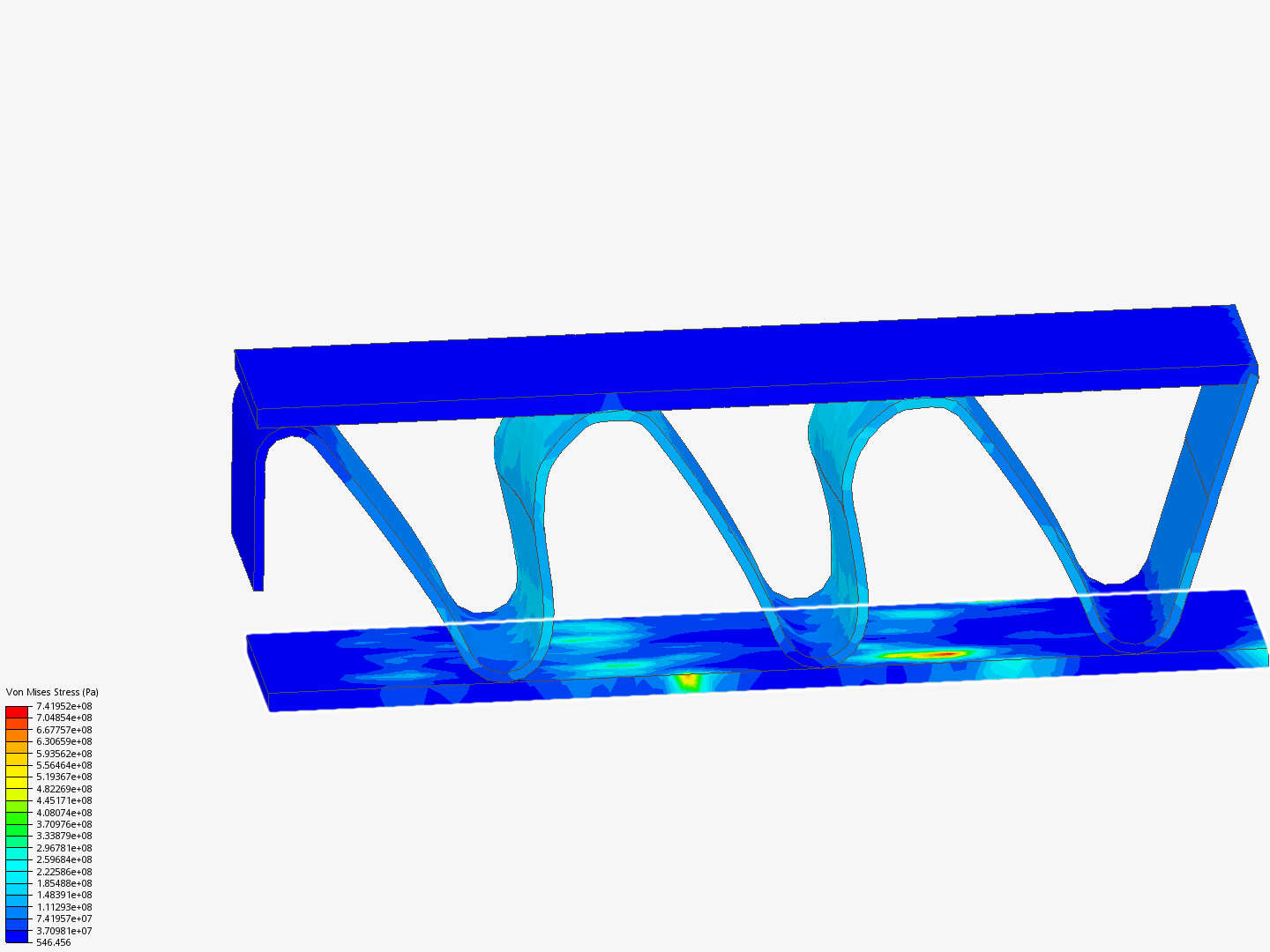 corrugated core_uniaxial compression - 2 by smohaimenul_is | SimScale