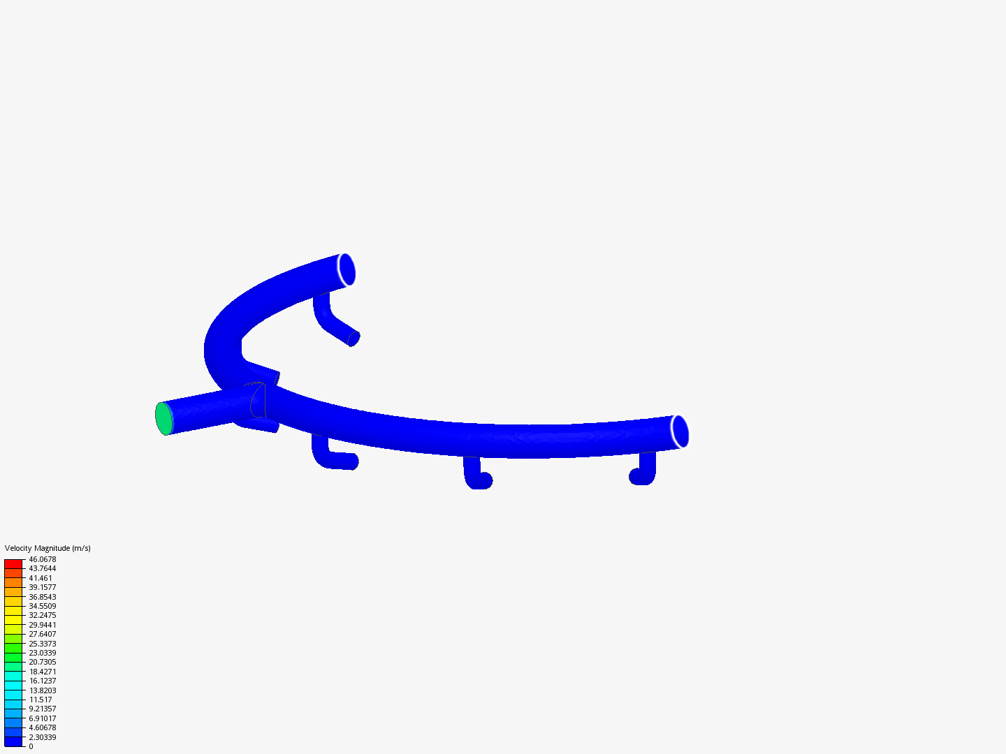 Ring Sparger Flow Distribution by sraghavan | SimScale