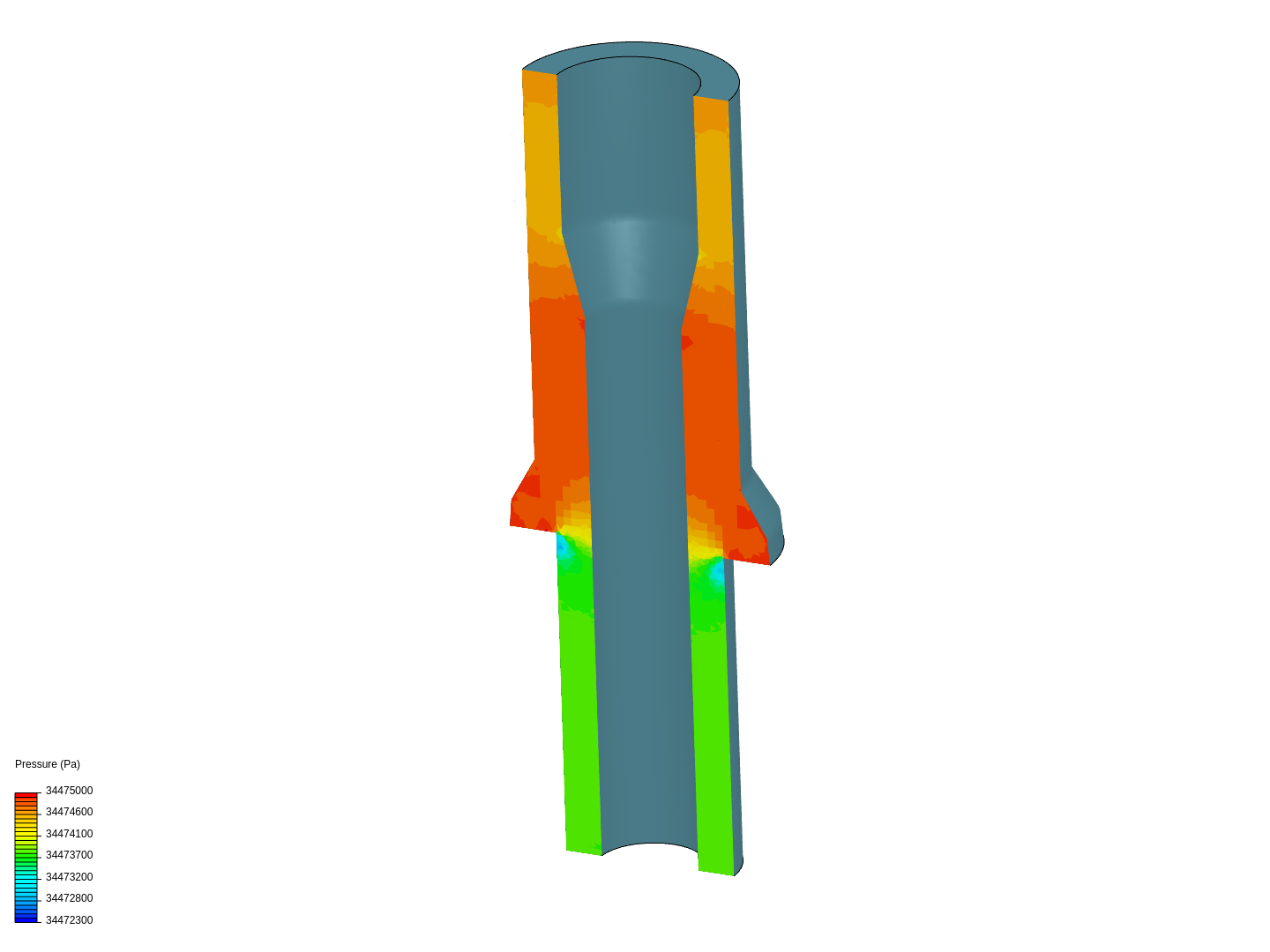 Turbulent flow path by srane | SimScale