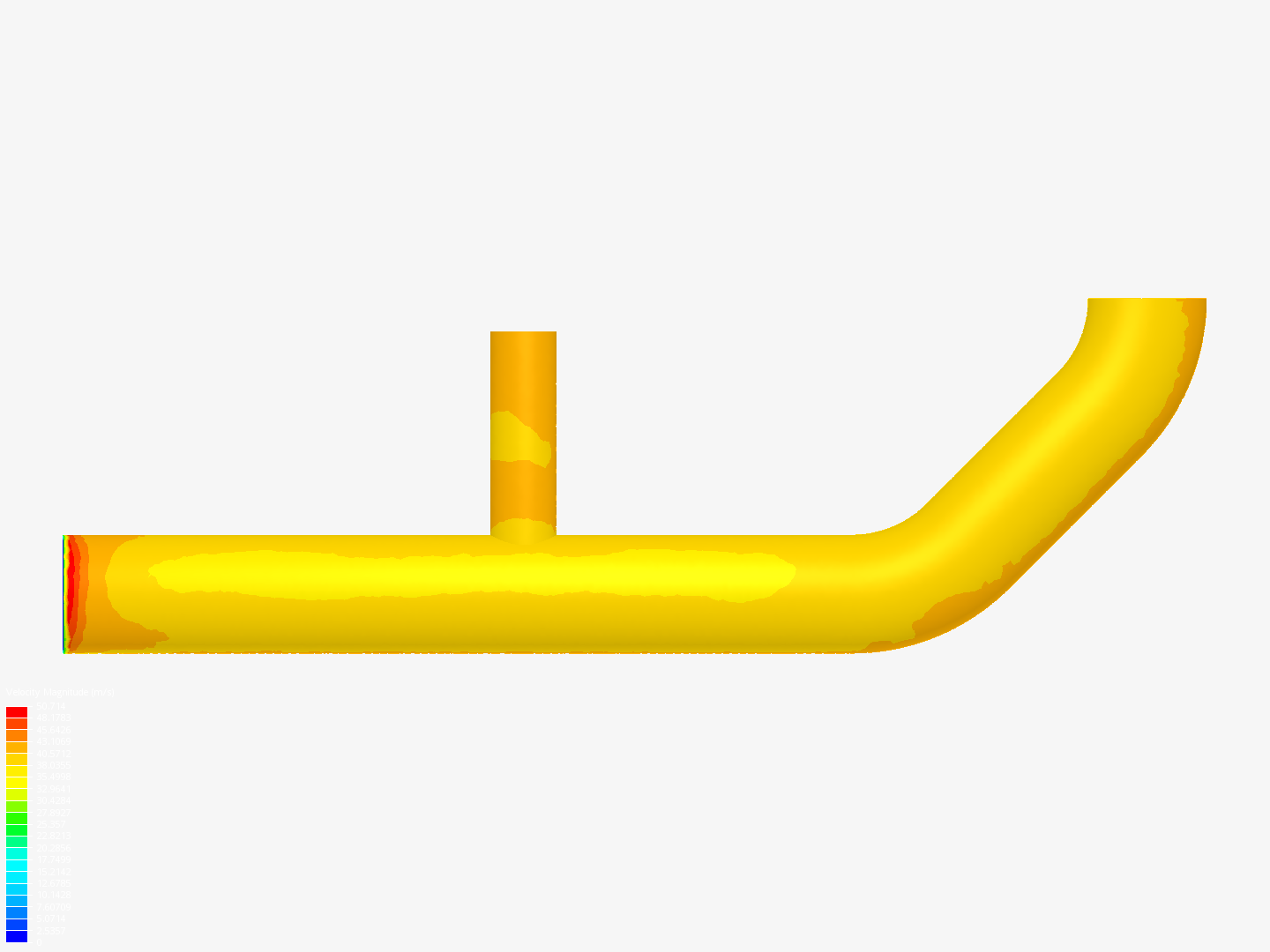 Tutorial 2: Pipe junction flow by sservice | SimScale