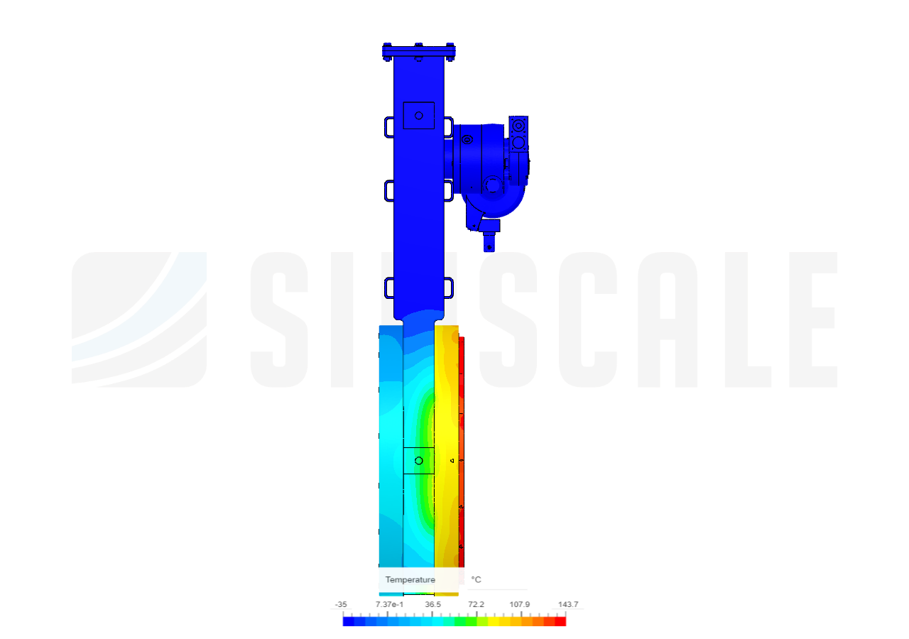 Heating flange - Thermal analysis by stettlu | SimScale