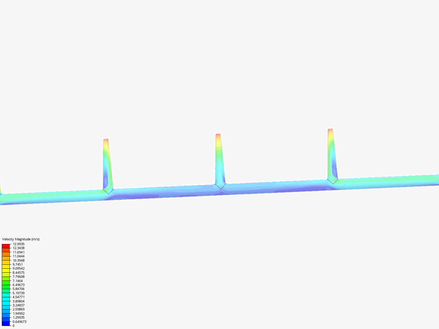 Pipe Junction CFD 3 by stevbro | SimScale