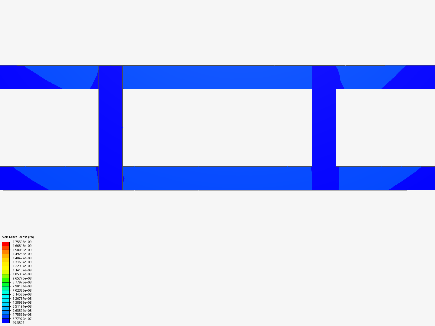 I-beam test model by sttitus92 | SimScale
