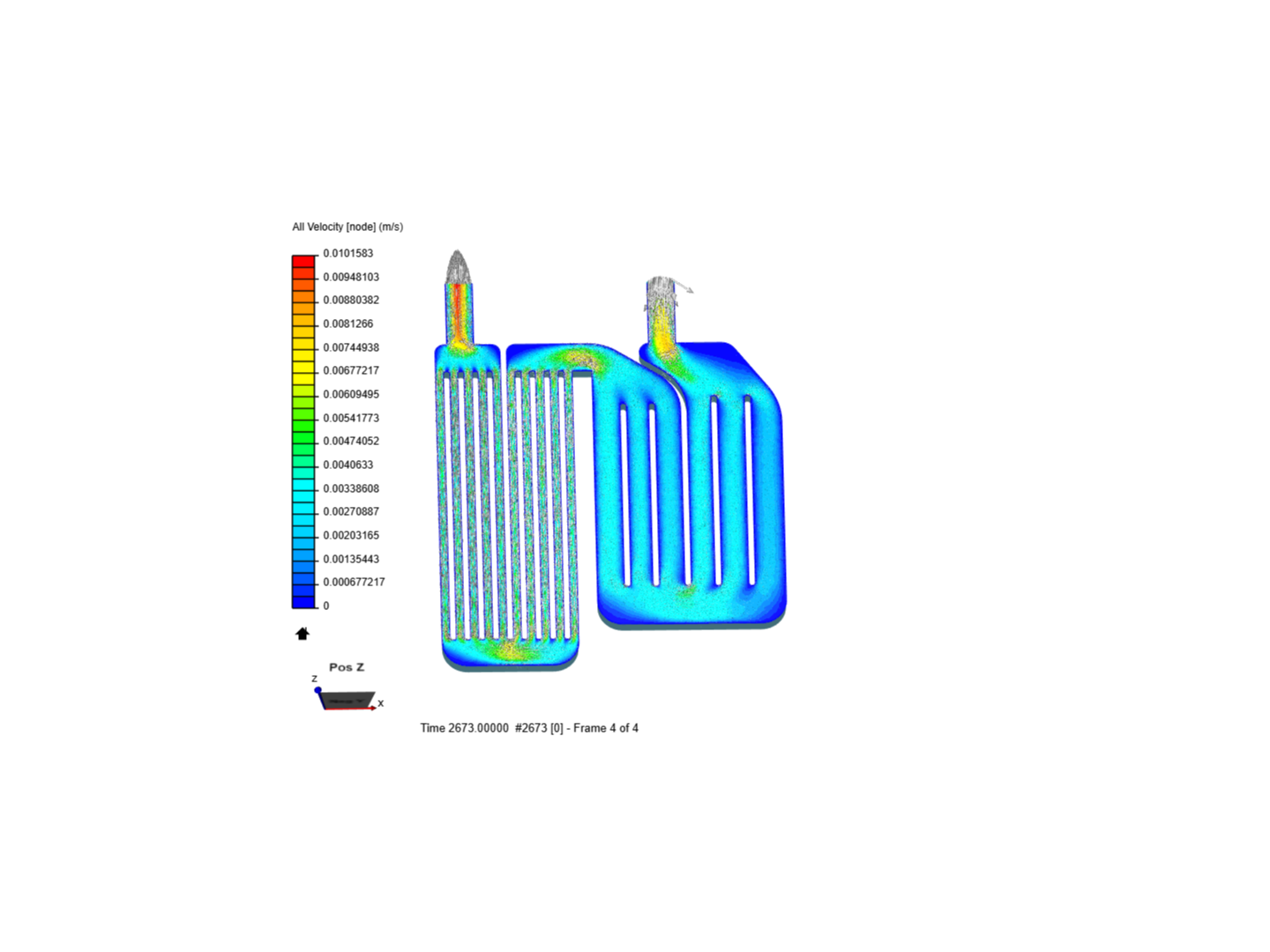 Controller cold plate CFD by sudhirk04 | SimScale