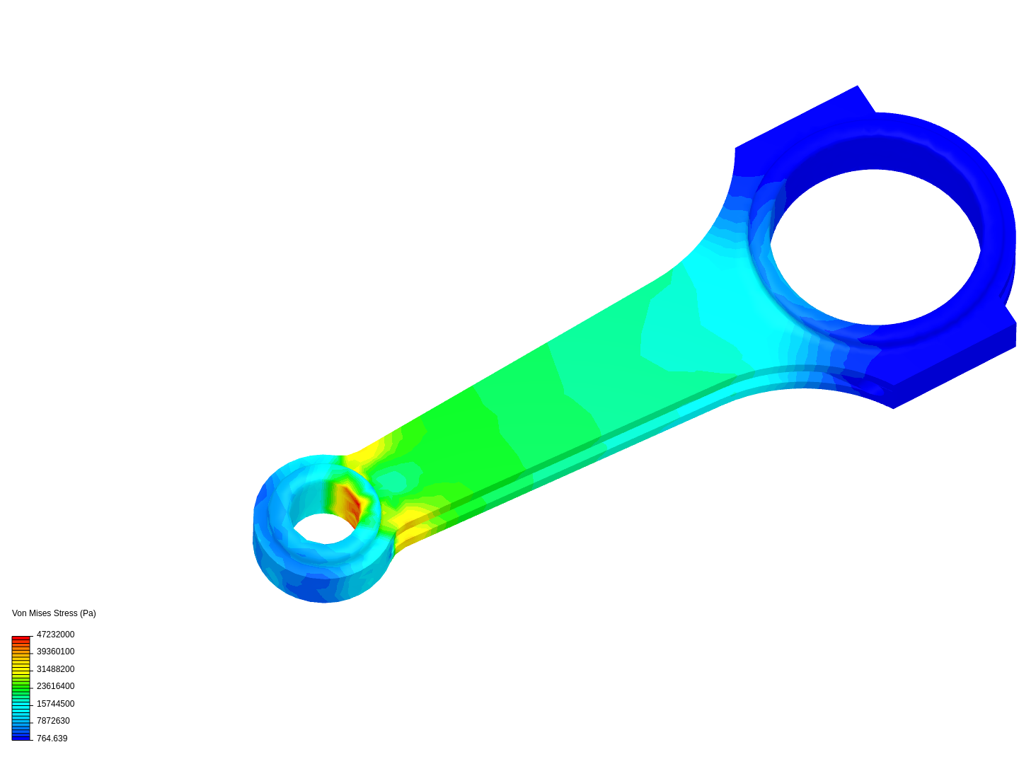 Tutorial 1: Connecting rod stress analysis by suyogmokashi | SimScale
