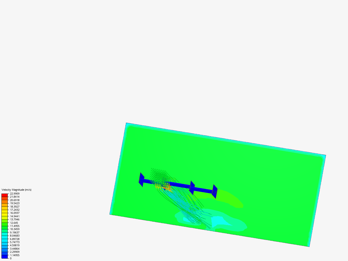 Curved Wing Study by tanders37 | SimScale