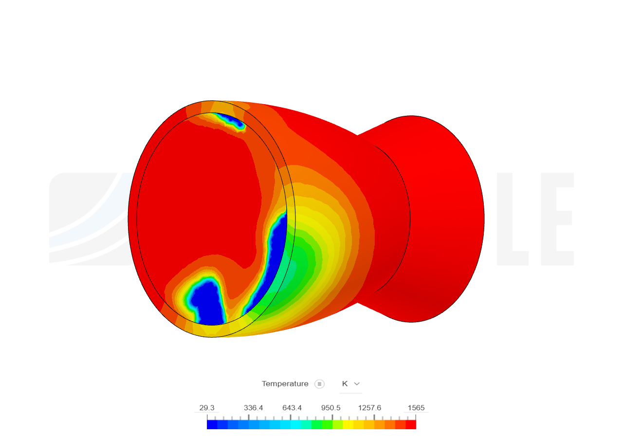 Rocket Nozzle Simulation by tanushka_sahu | SimScale