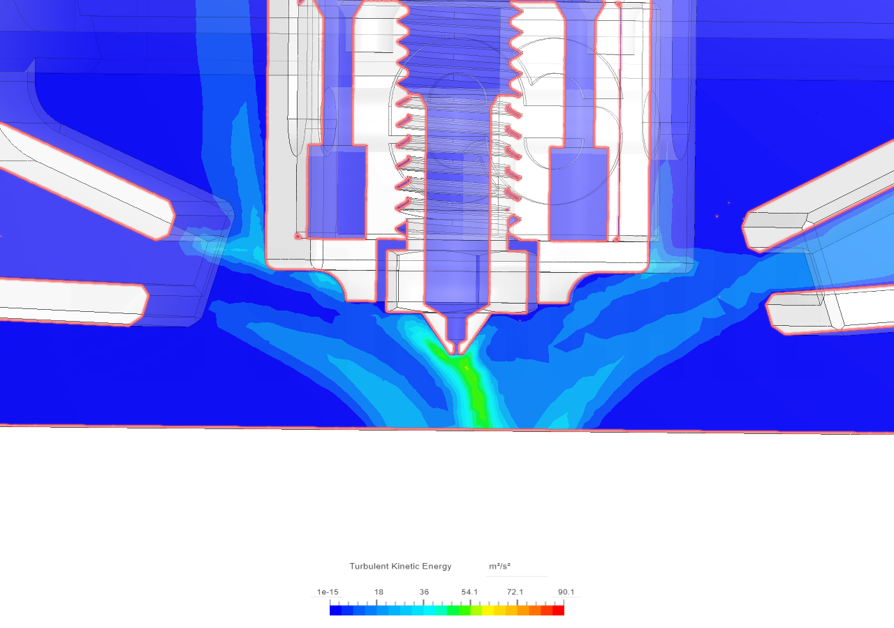 Satsana x Dragon Hotend 5deg 1mm by taupepin | SimScale