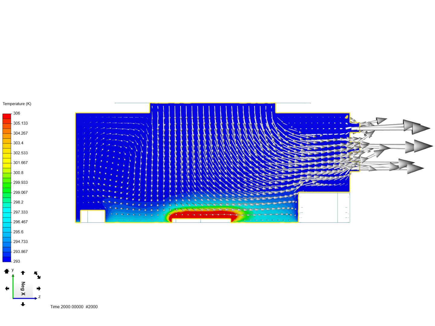 Tutorial: Forced Convective Heat Transfer by tburrows2 | SimScale