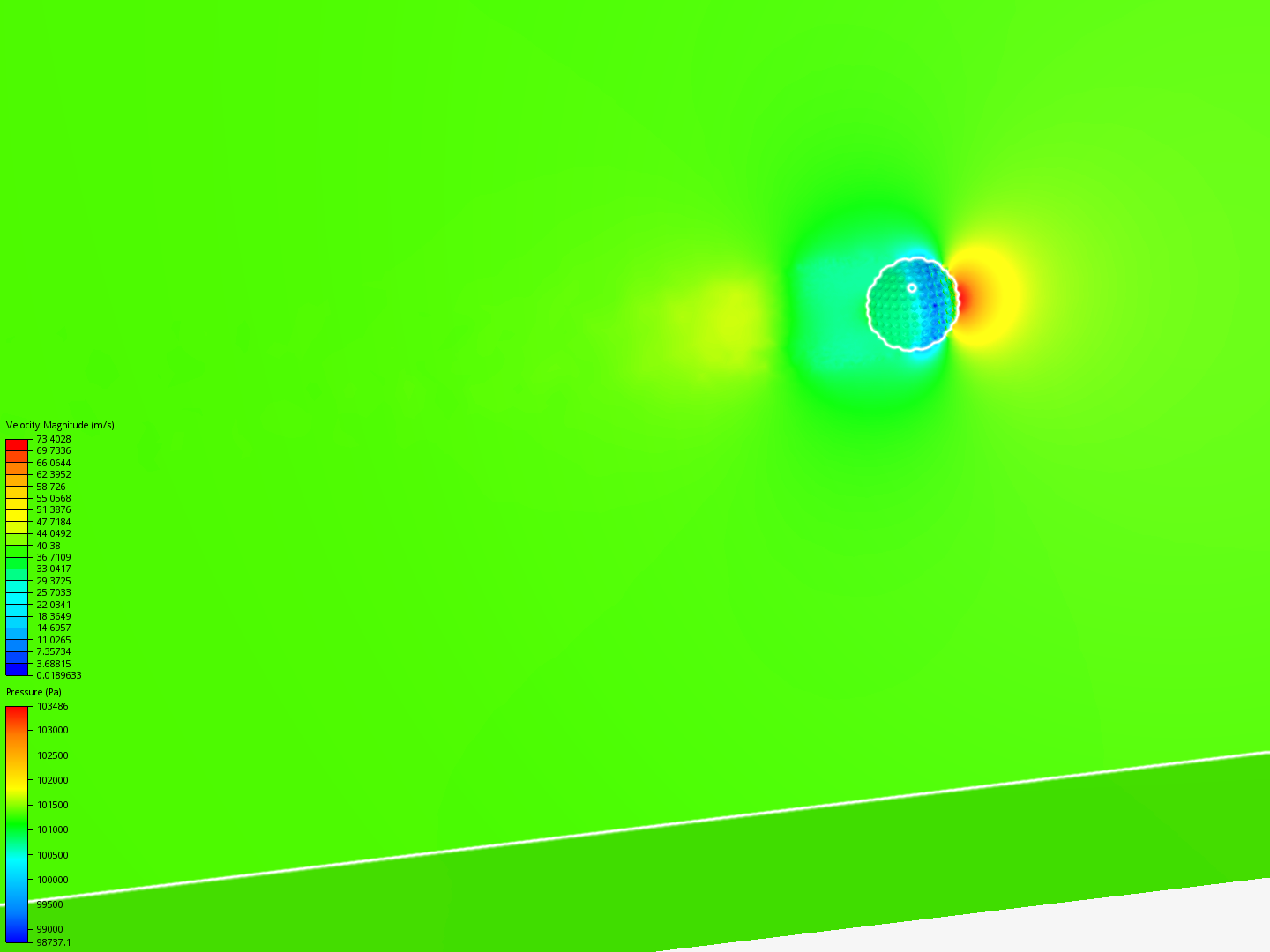 Tutorial: Compressible CFD Simulation on a Golf Ball by teamasclepius2 | SimScale