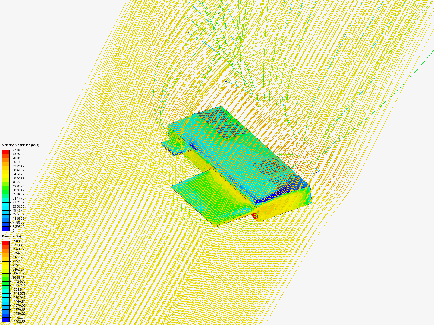 Warehouse with panels by thomasryan | SimScale