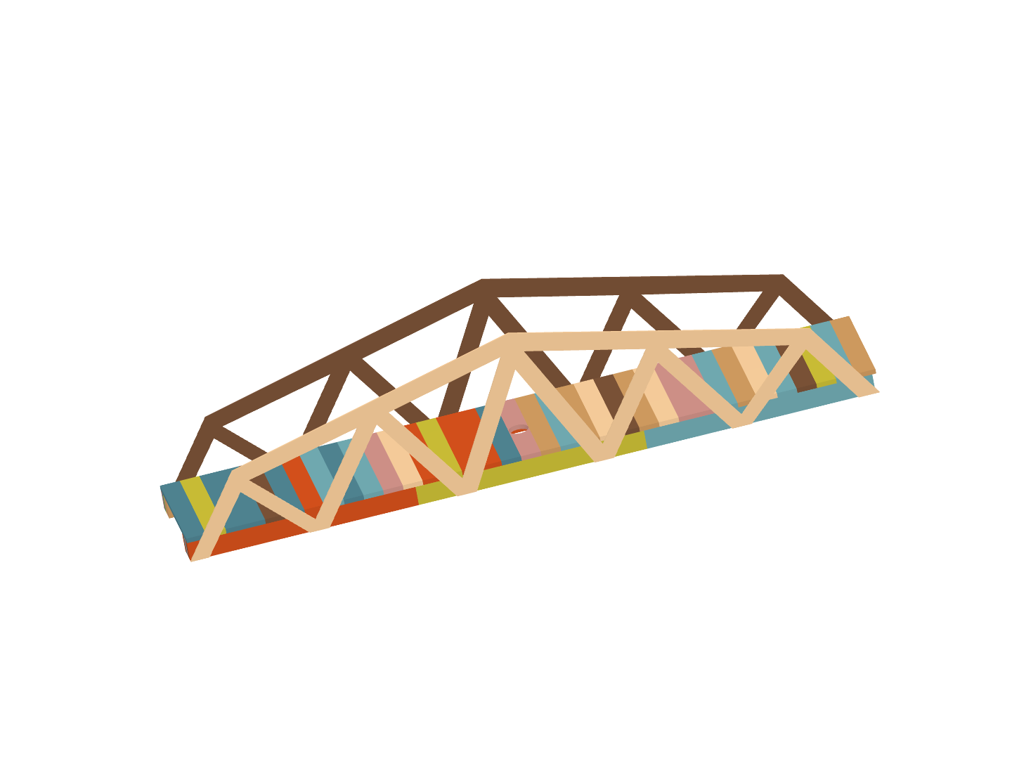 TRUSS BRIDGE SIMULATION by tkaranfili | SimScale