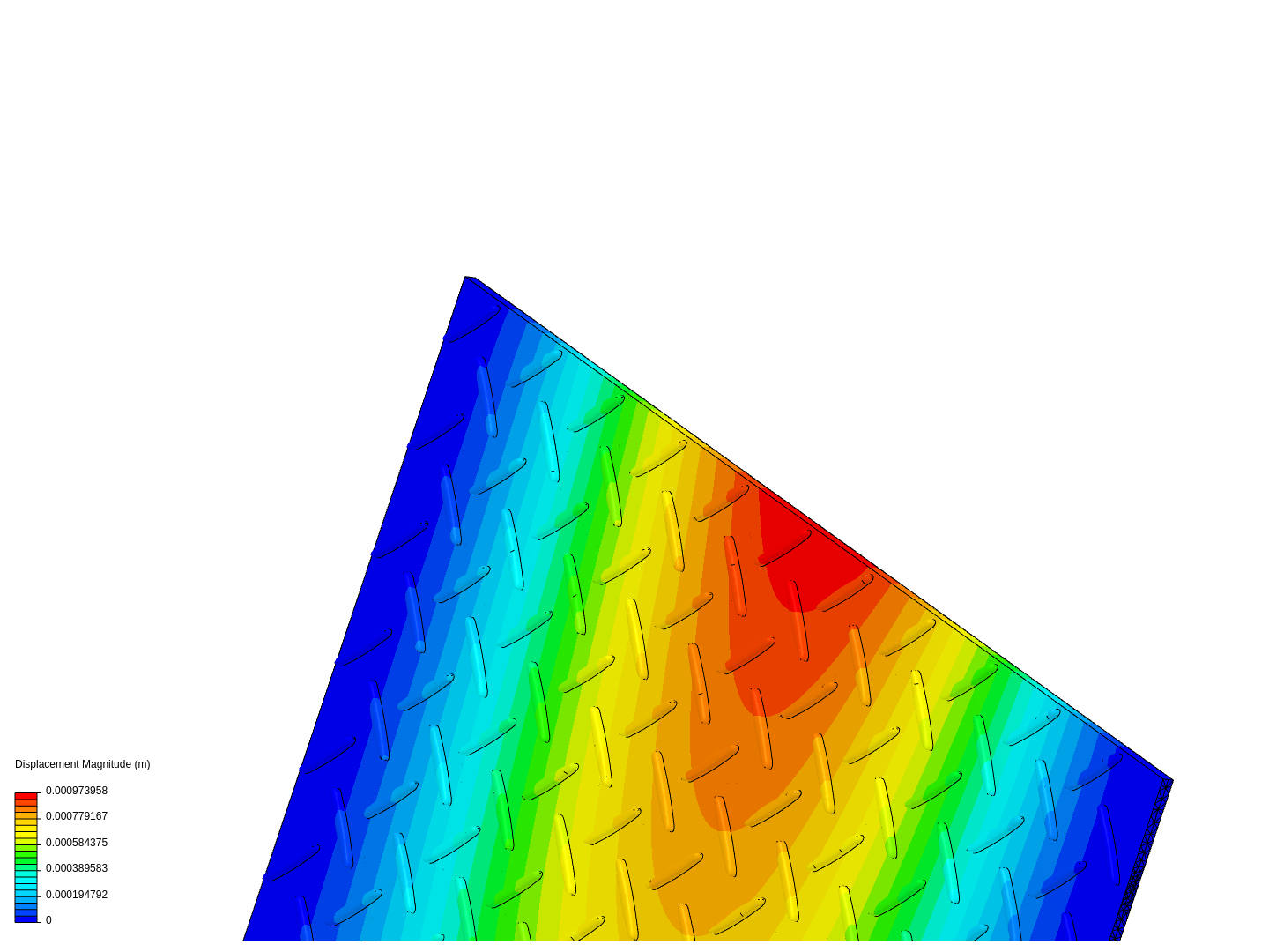 Baffle deflection by tkhaire | SimScale
