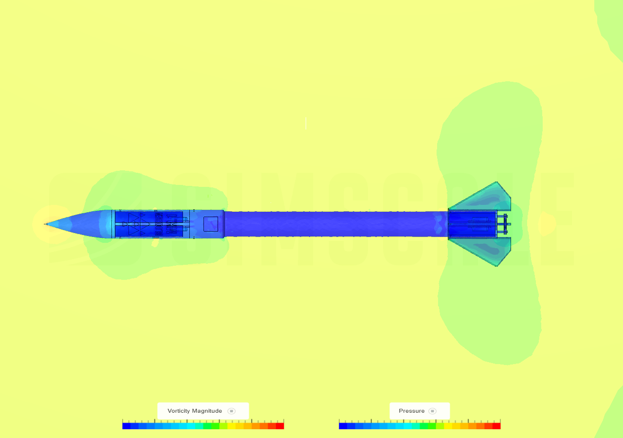 BLOOBEN Model Rocket by tlehmann | SimScale